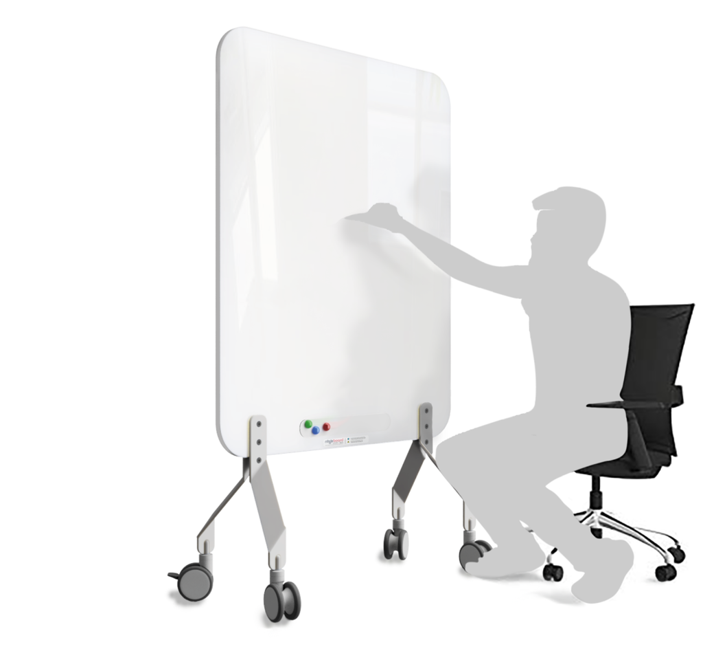 Mingle Board - Double Sided Mobile Whiteboard - Gemklip Design Store