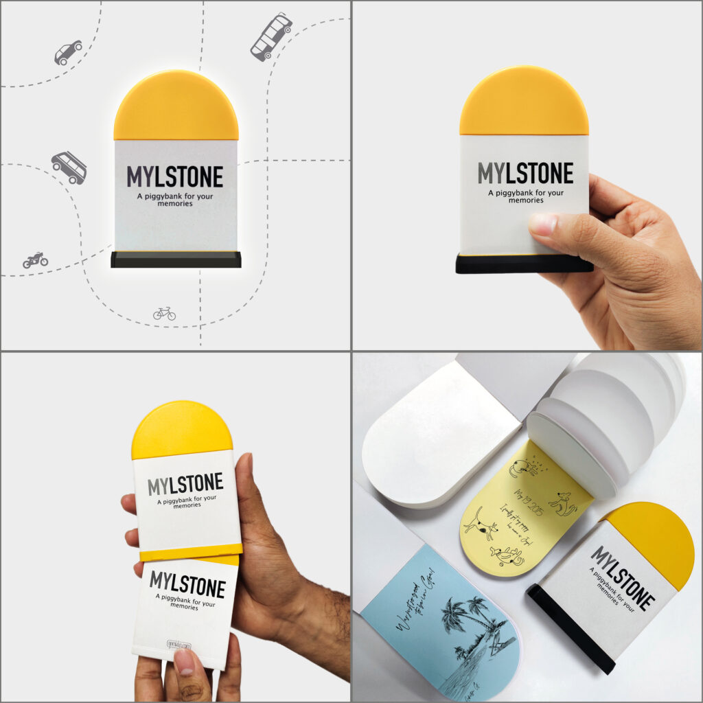 Mylstone - Desktop Accessory Memo Journal Flip-Book - Gemklip Design Store